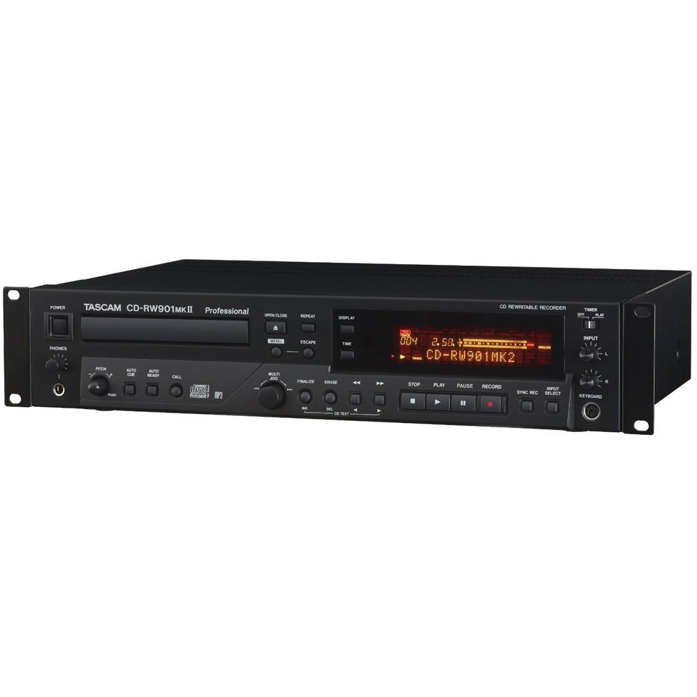 Tascam Professional CD Recorder (CD-RW901MKII) with CD-R 700MB 52X with ...