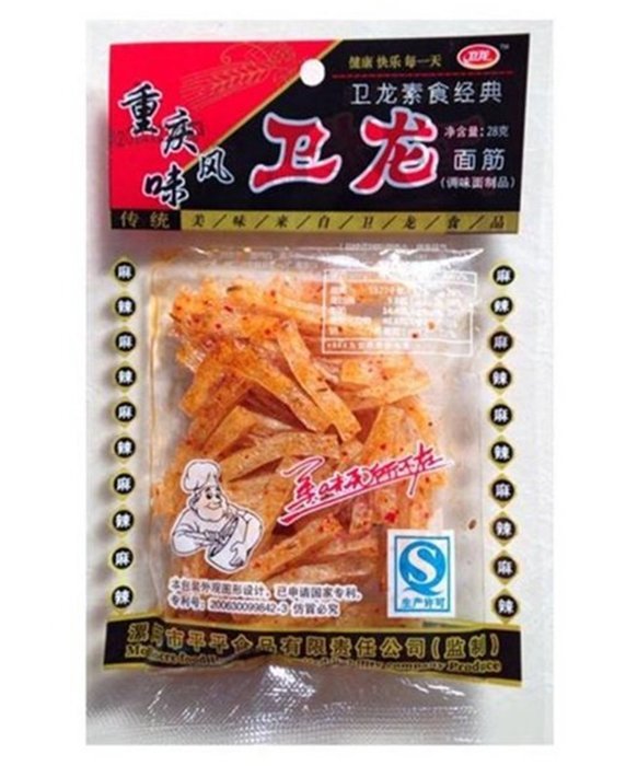 Chinese Special Snack Food: Spicy Gluten Wei Long La Tiao 10 Packages ...