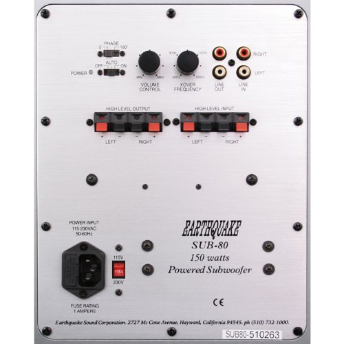 Earthquake - Sub-80 Ported Subwoofer N5 free image download