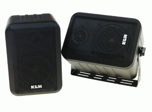 KLH 980B 100-Watt 2-Way Indoor/Outdoor Speakers (Black) (Discontinued by Manufacturer) free ...