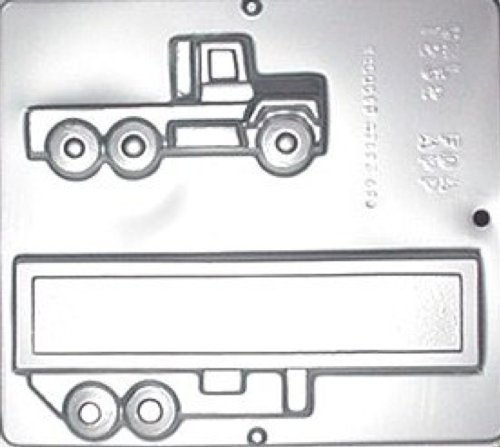 Tractor Trailer Truck Set Chocolate Candy Mold 1232 free image download