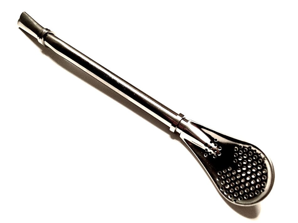 Stainless Steel Yerba Mate Bombilla/Loose Leaf Tea Straw free image ...