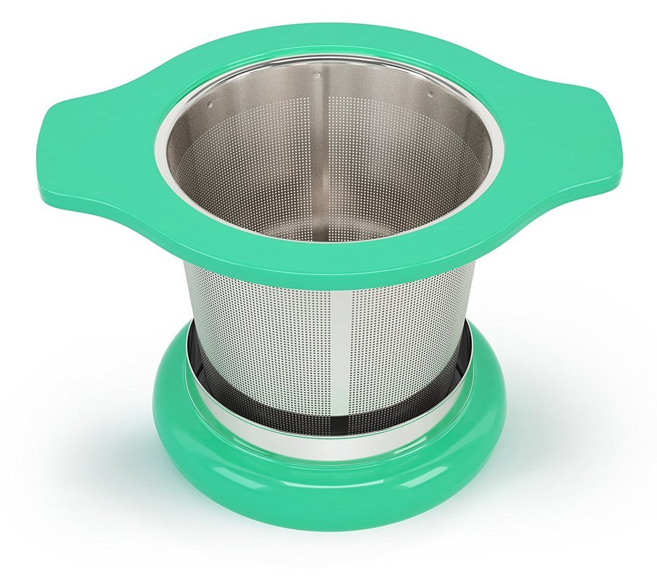 MyTea Infuser ~ Ultra Fine Loose Leaf Tea Infuser with Lid ~ Large ...