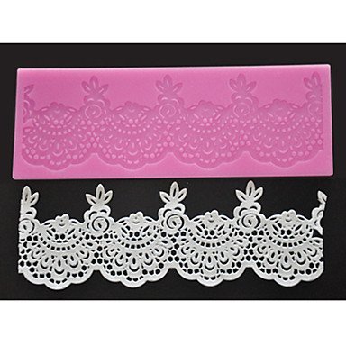 Sher FOUR-C Sugar Craft Tools Silicone Lace Mat Sweet Lace Decorating ...
