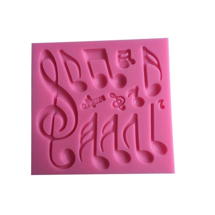 LYNCH Different Music Note Shape Silicone Fondant Mold Bakeware DIY ...