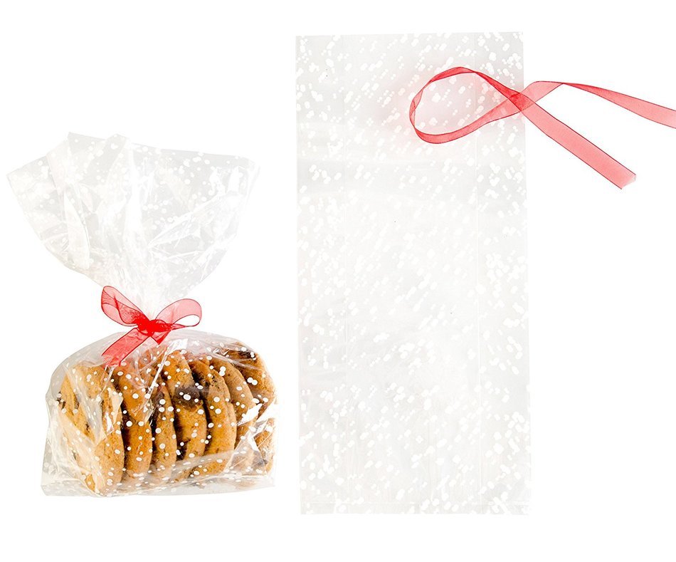 StarPack Premium Cellophane Treat Bags, Party Favor Bags, Christmas ...