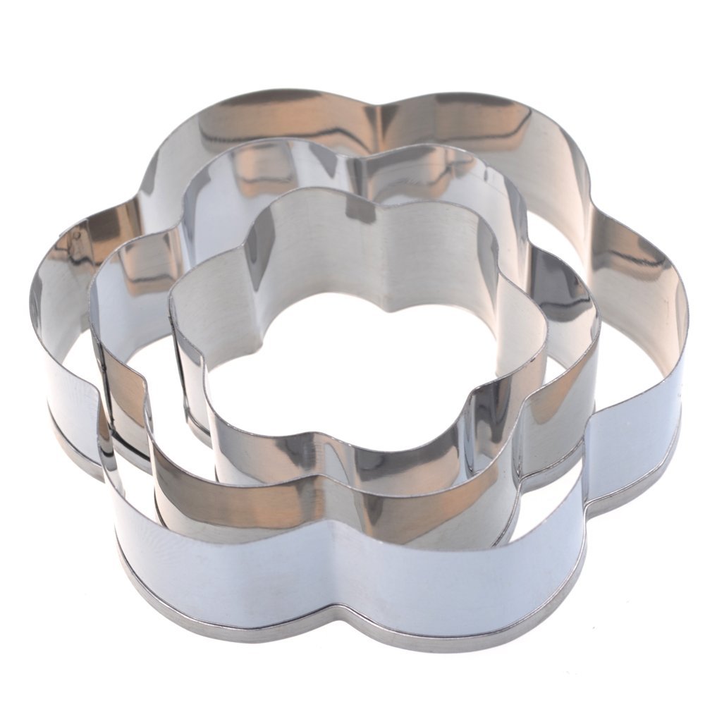 Cosmos ® Set of 12 Multi Shapes Metal Baking Cookie Cutters with Cosmos ...