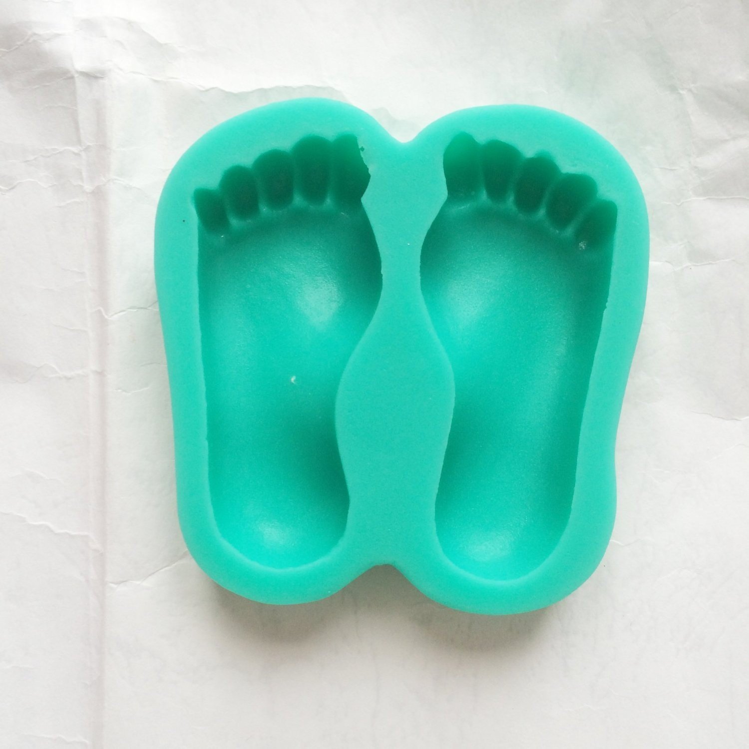 Longzang Baby Feet Decoration Pattern Art Deco Silicone Mold Sugar ...