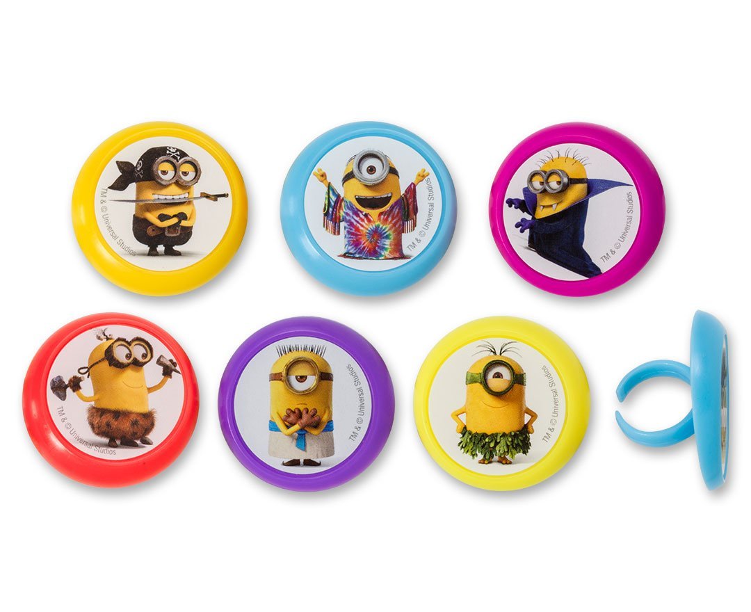 DecoPac Minions Evolution Cupcake Rings (12 Count) N2 free image download