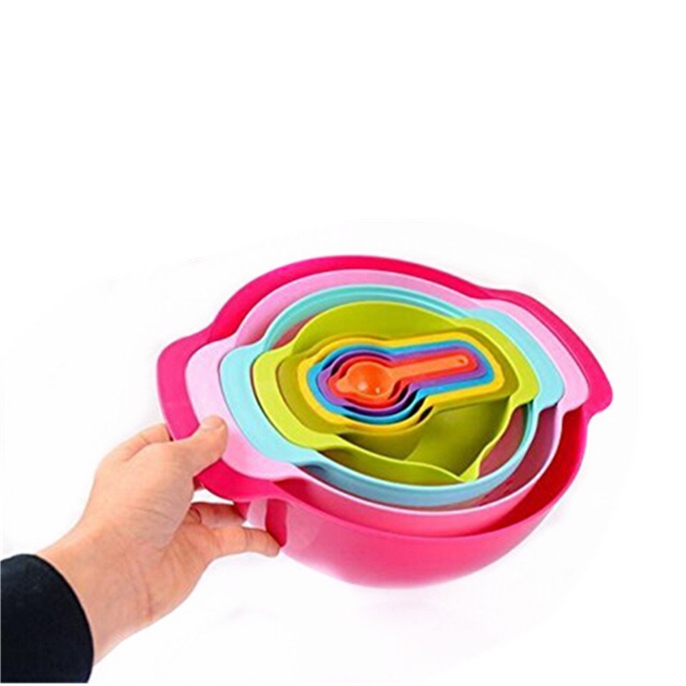 Cooking Time 8-Pieces kitchen Gadgets tools Stack-able Collapsible ...