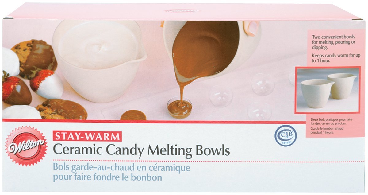 Wilton Ceramic Candy Melting Cups & Bowls-4 Inch X3-1/2 Inch free image ...