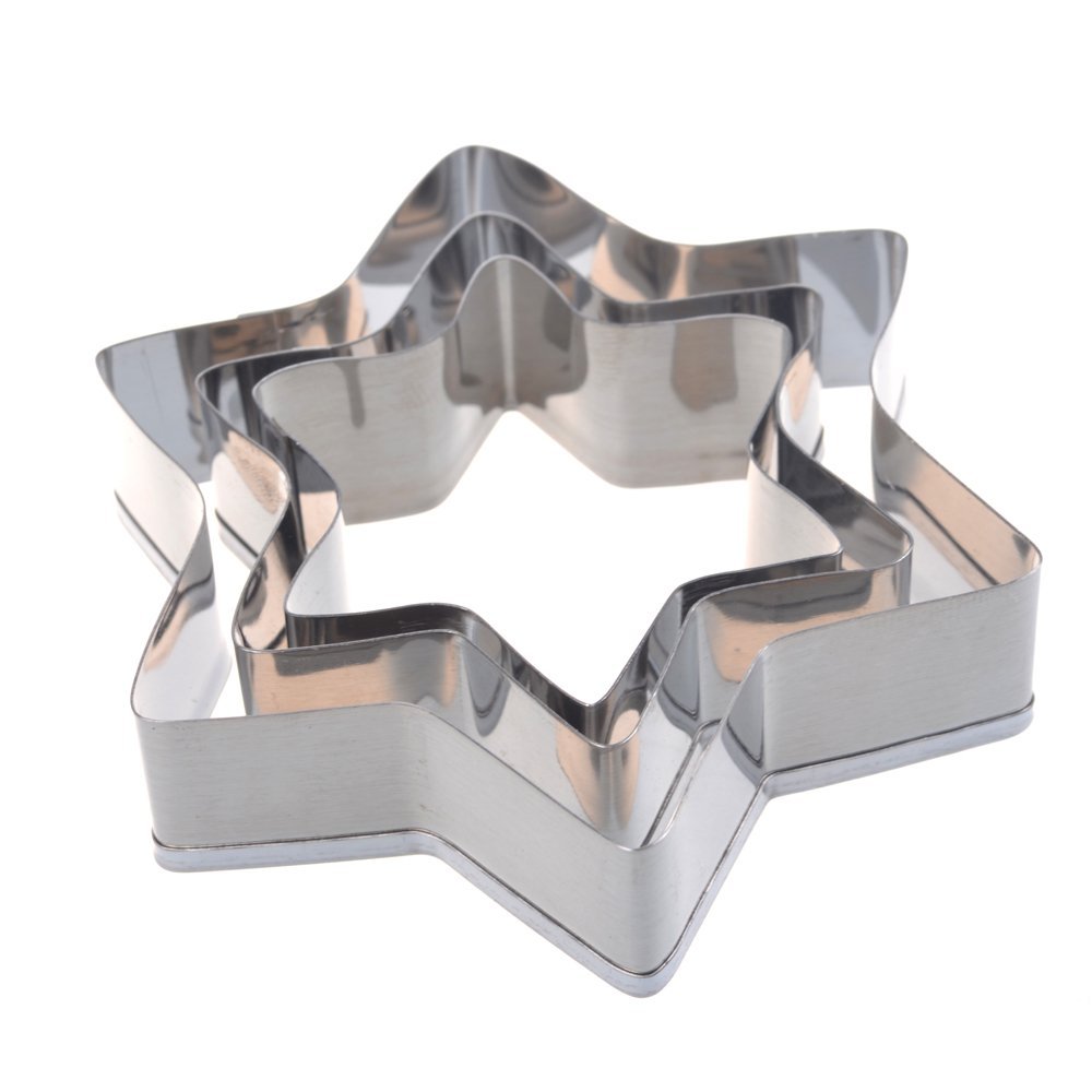 Cosmos ® Set of 12 Multi Shapes Metal Baking Cookie Cutters with Cosmos ...