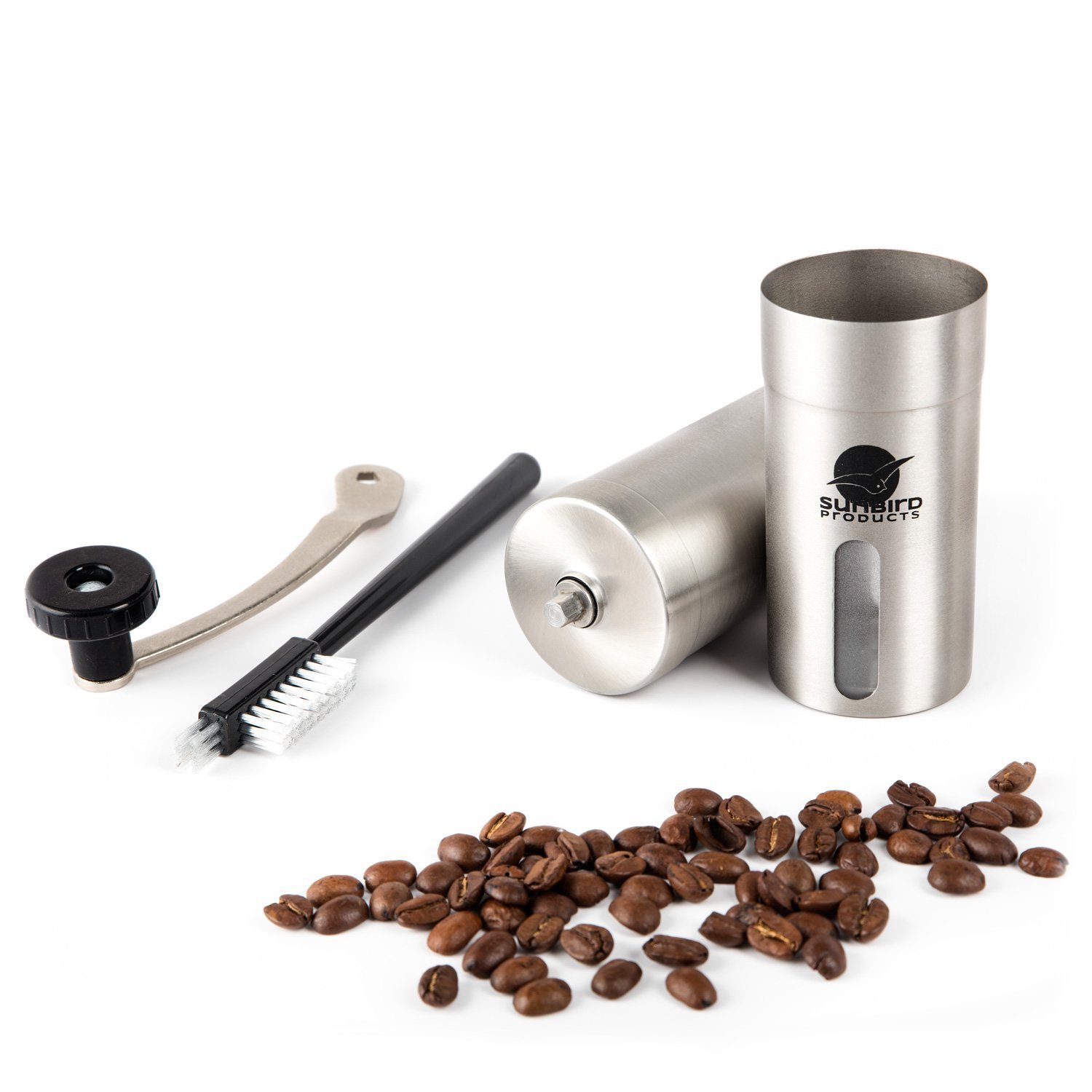 Sunbird Products Ceramic Burr Manual Coffee Grinder, Portable Coffee ...