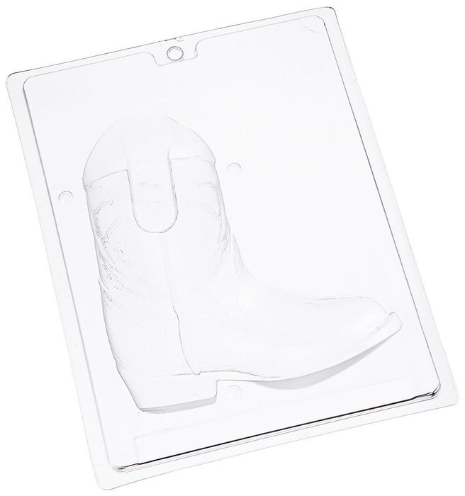Cybrtrayd K075A 3D Cowboy Boot (Side 1 ONLY) Chocolate Candy Mold with ...