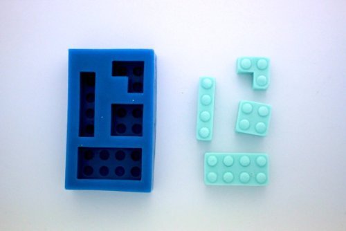 LEGO / LEGOS BUILDING BLOCKS SILICONE MOLD FOR FONDANT, GUM PASTE ...