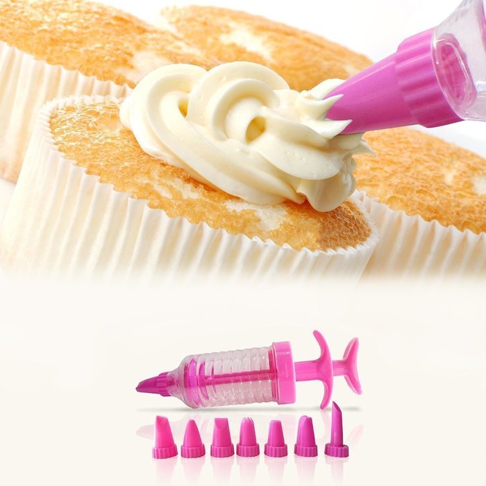 Cake Decorating Kit - Set of 9 Icing Tips for Baking Supplies - Perfect ...