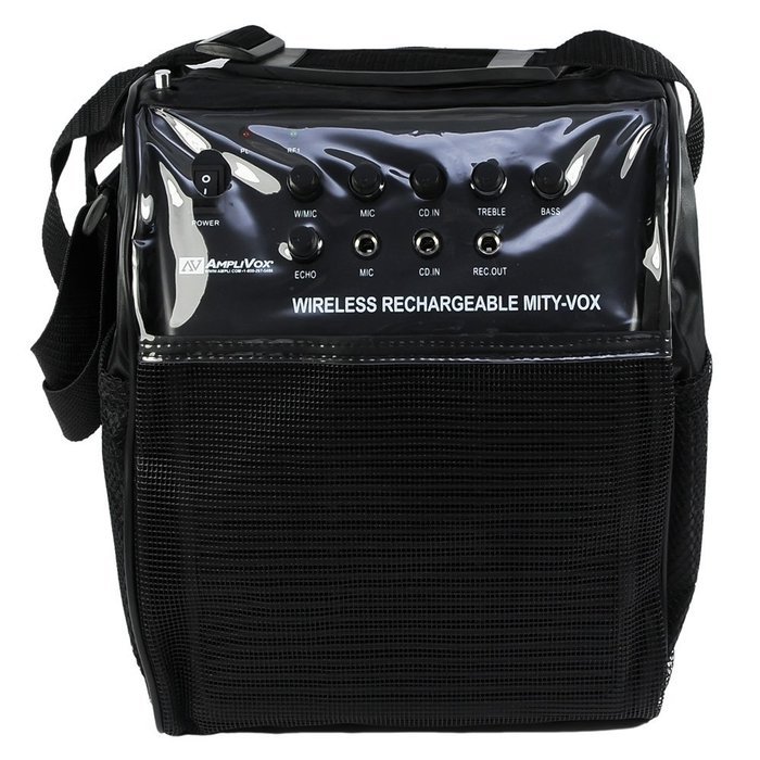 AMPLIVOX SW212 MITY-VOX AC / DC + "D" Battery Powered Portable Public ...
