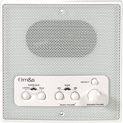 M & S Systems DMC1RW Weather Resistant Remote Station Speaker free ...