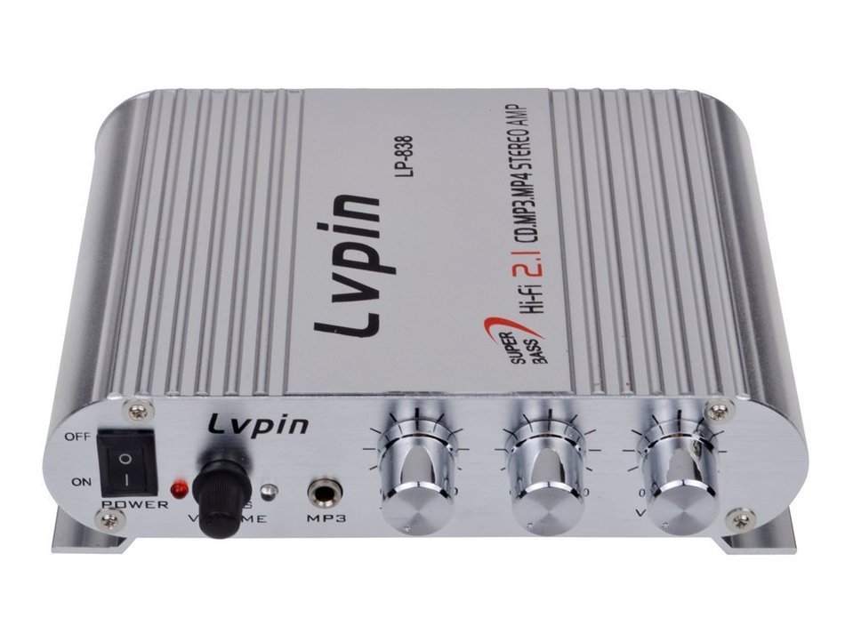 TMS® 200W 12V Mini Hi-Fi Car Amplifier Booster Radio MP3 Stereo for ...