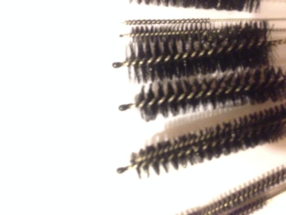 8 Inch Nylon Tube Brush Set with PROTECTIVE CAP-Pipe Cleaning Brushes ...