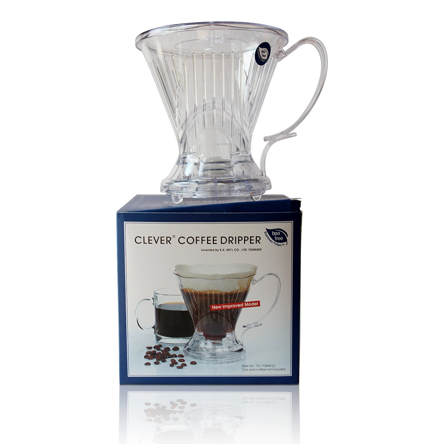 Clever Coffee Dripper by CoastLine | Plastic Coffee Dripper Large – 18 ...