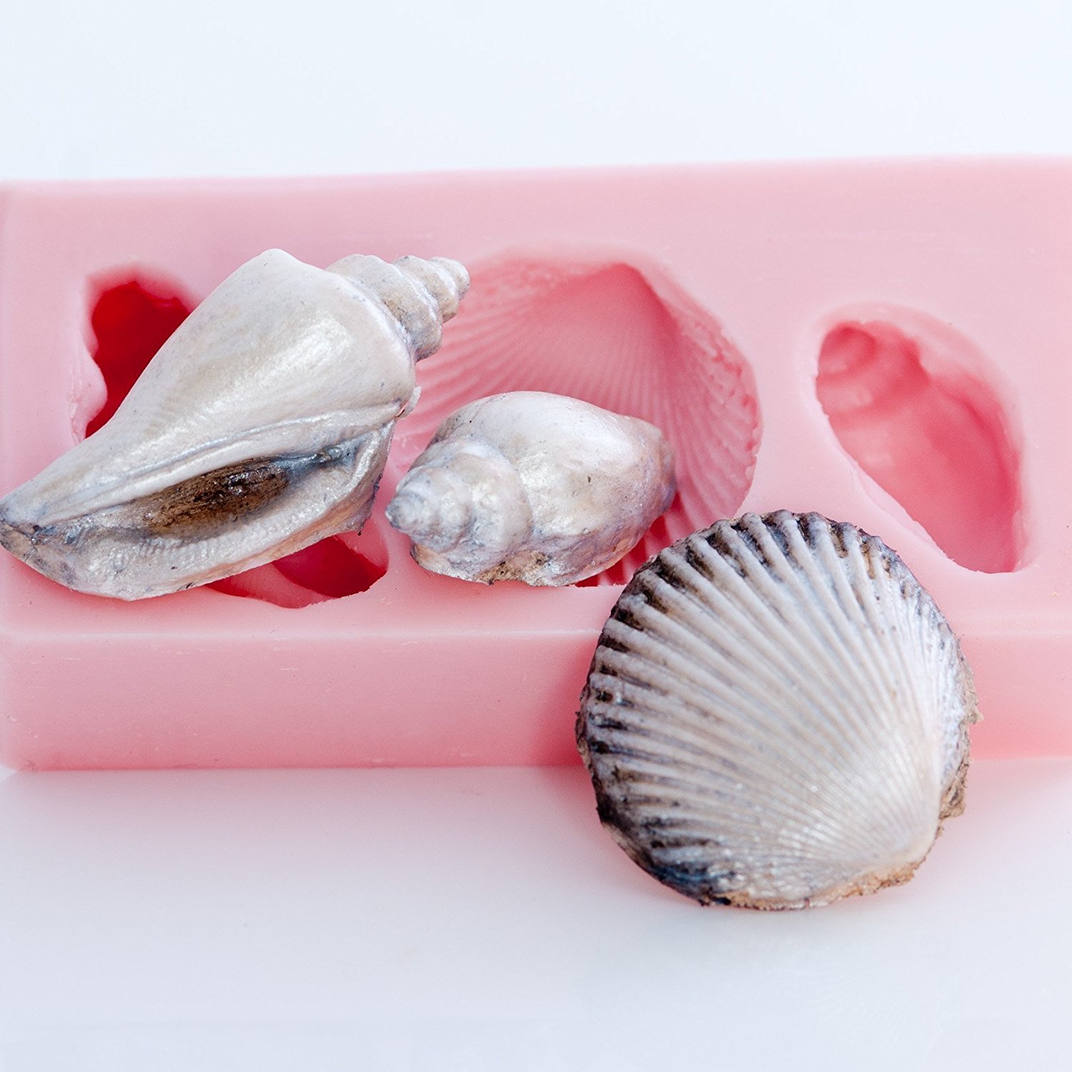 Small Sea Shell Silicone Mold Food Safe Fondant, Chocolate, Candy ...