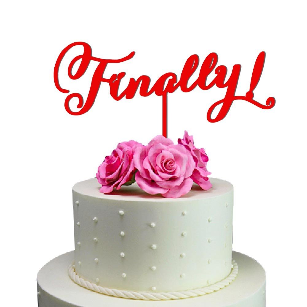 Sugar Yeti Made In USA Wedding Cake Topper Finally ! #7 Gold Mirror N17 ...