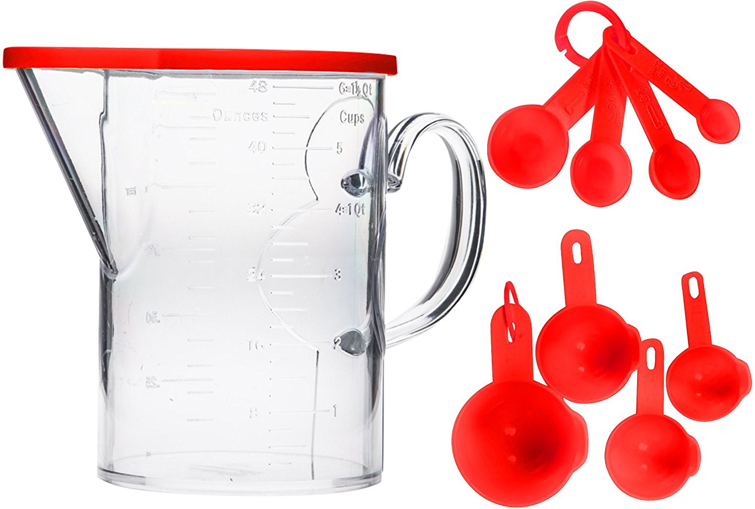 Christmas Red Measuring Cups and Spoons N2 free image download