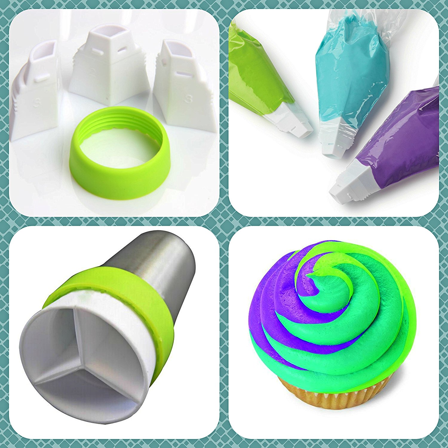 K&S Artisan Professional Quality 56 pcs Russian Piping Tips Set(XLarge ...