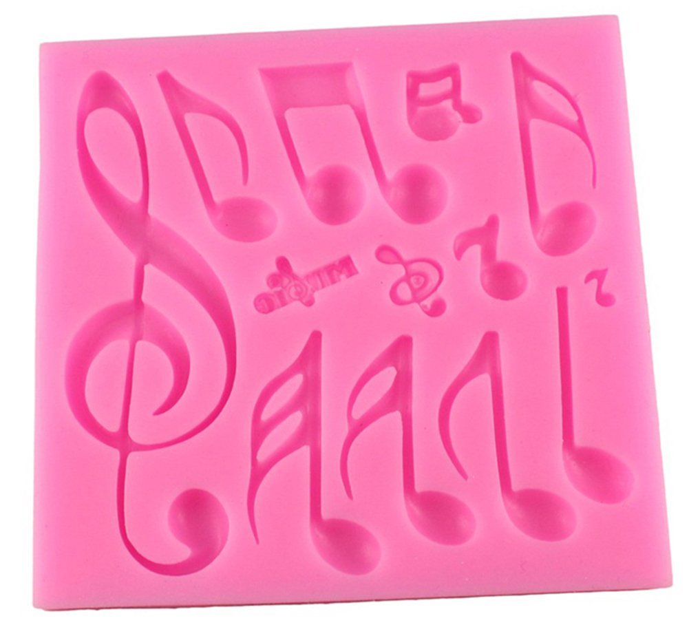 RoseSummer Musical Note DIY Silicone Cookie Mould Fondant Cake ...