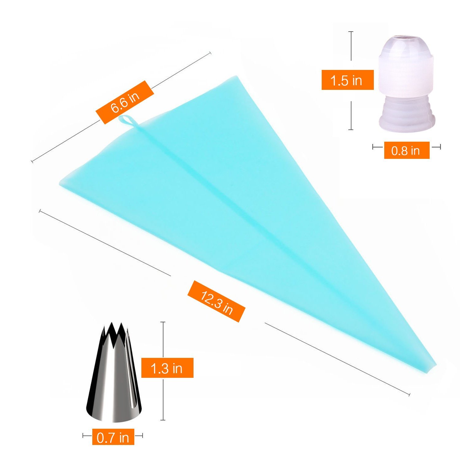 LETMY 41 pcs Cake Decorating Kit Tips Supplies, DIY Icing Tip Set Tools ...