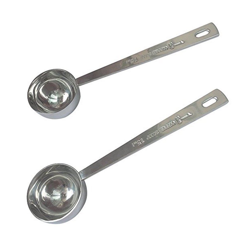 SIO 2pcs 15ml Stainless Steel Tablespoon Milk Powder Measuring Spoon ...