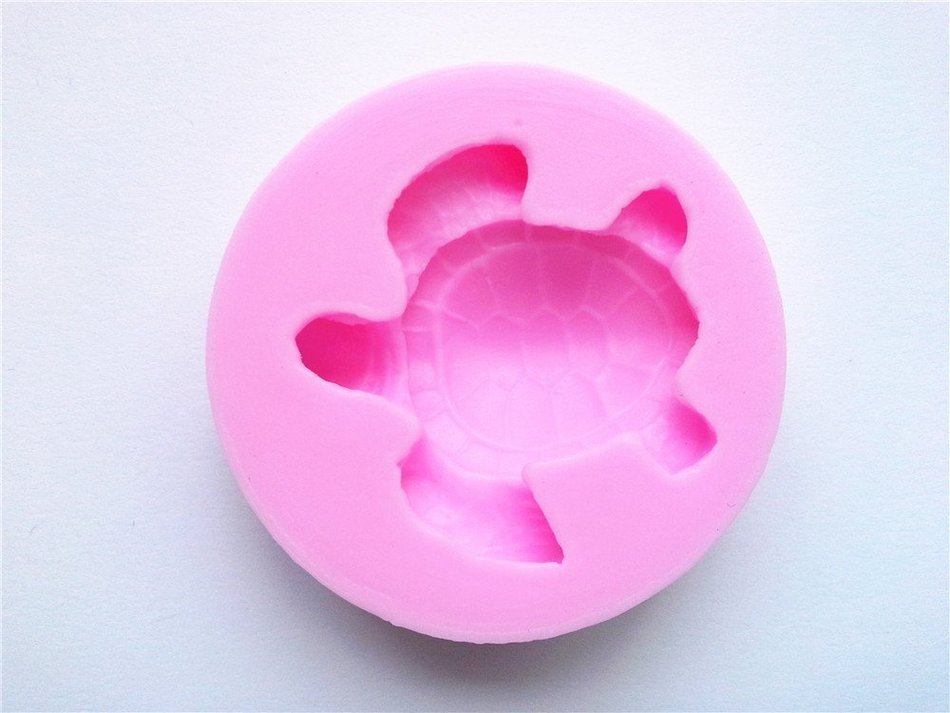 Wocuz W0120 Sea Turtle Shaped Silicone Candy Fondant Chocolate Making ...