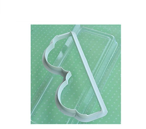 Anyana B Shape Decorative Border Plastic Cookie Cutter Cake Mould Tool ...