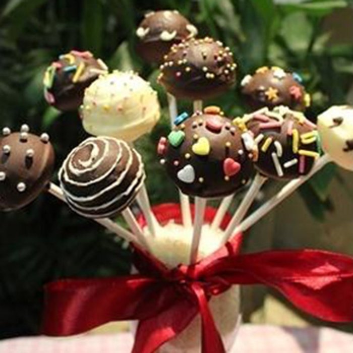 100 Pcs Sucker Lollipop Sticks Candy & Chocolate Cake Pop Making By ...