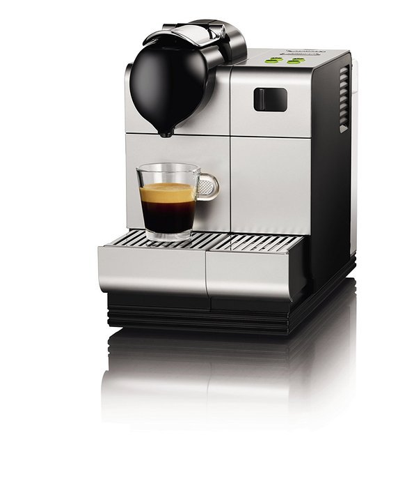 DeLonghi Lattissima Nespresso Silver Capsule Espresso and Cappuccino ...