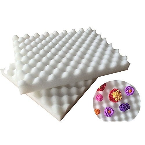 Whosee 2Pcs Fondant Cake Flower Mold Dry Foam Sponge DIY Baking ...