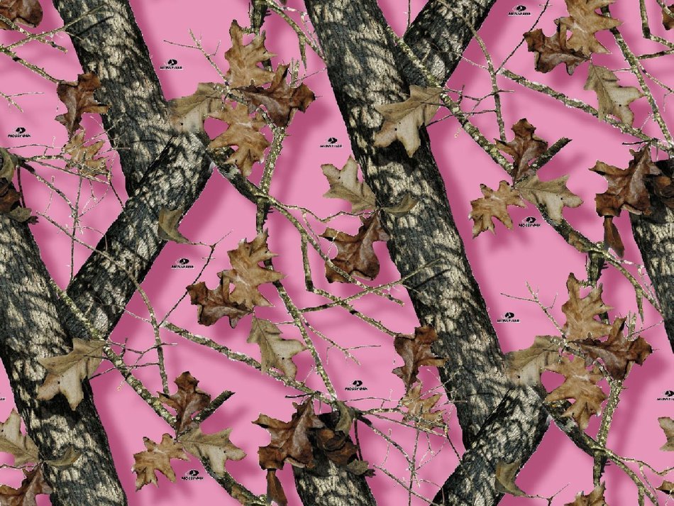 Mossy Oak Pink Camo Branch Edible Cake Topper Frosting 1/4 Sheet ...