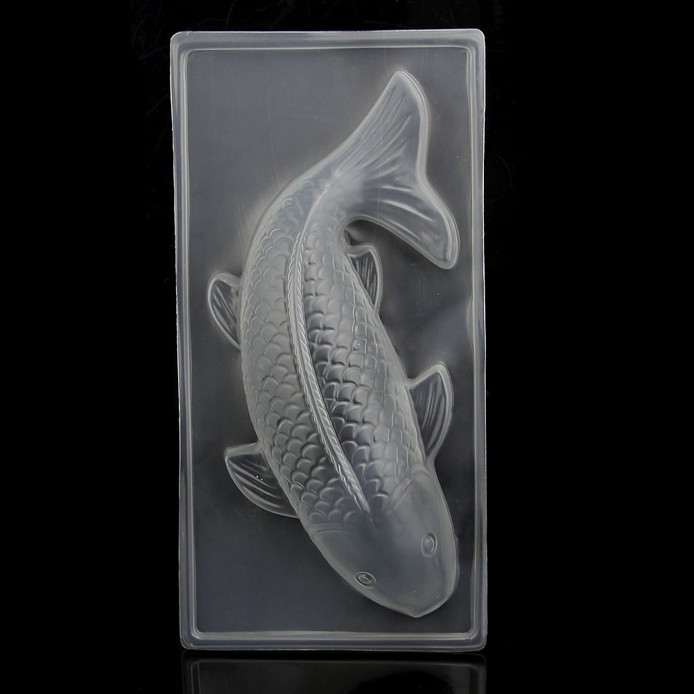 HeroNeo® DIY 3D Koi Fish Plastic Cake Chocolate Mould Jelly Handmade ...