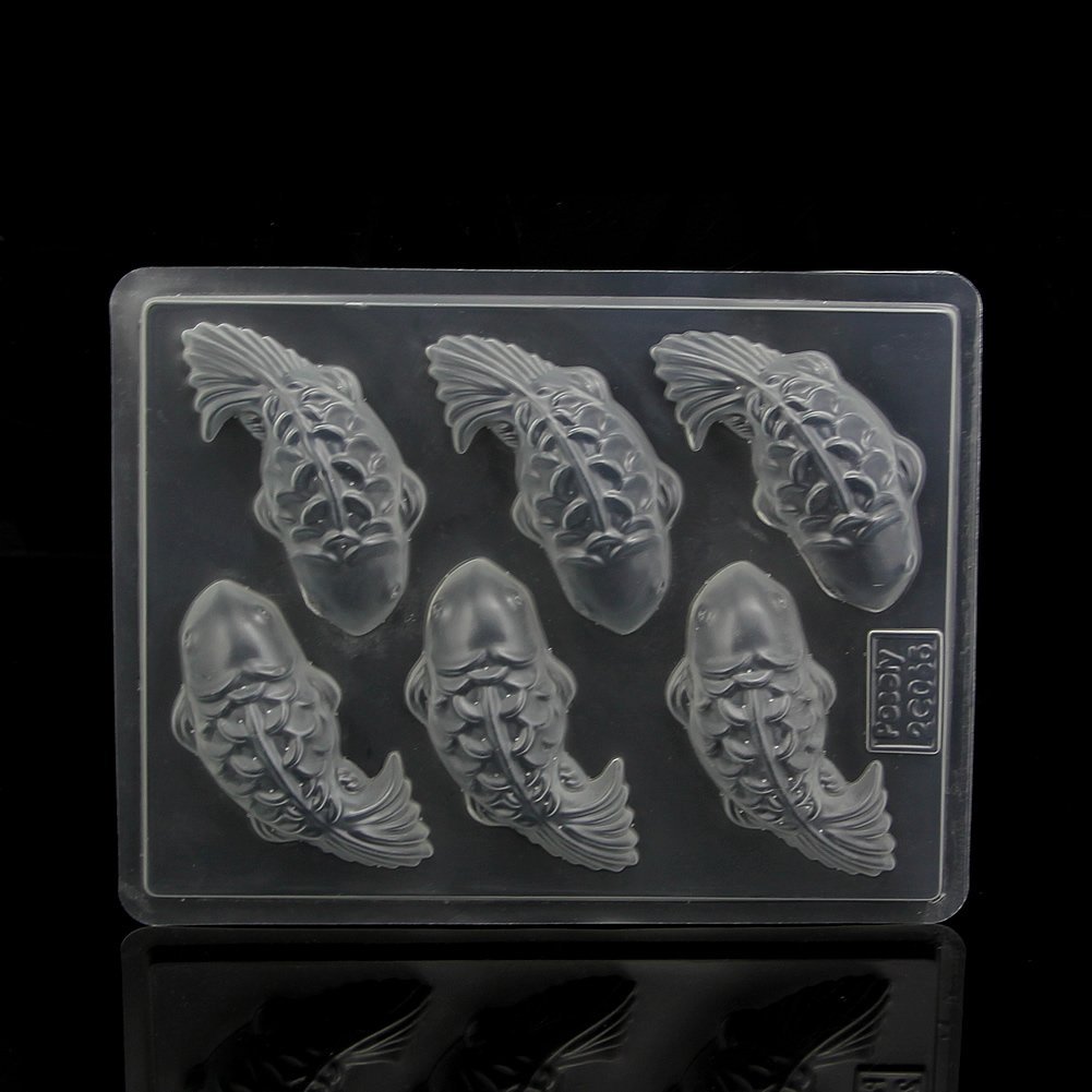HeroNeo® DIY 3D Koi Fish Plastic Cake Chocolate Mould Jelly Handmade ...