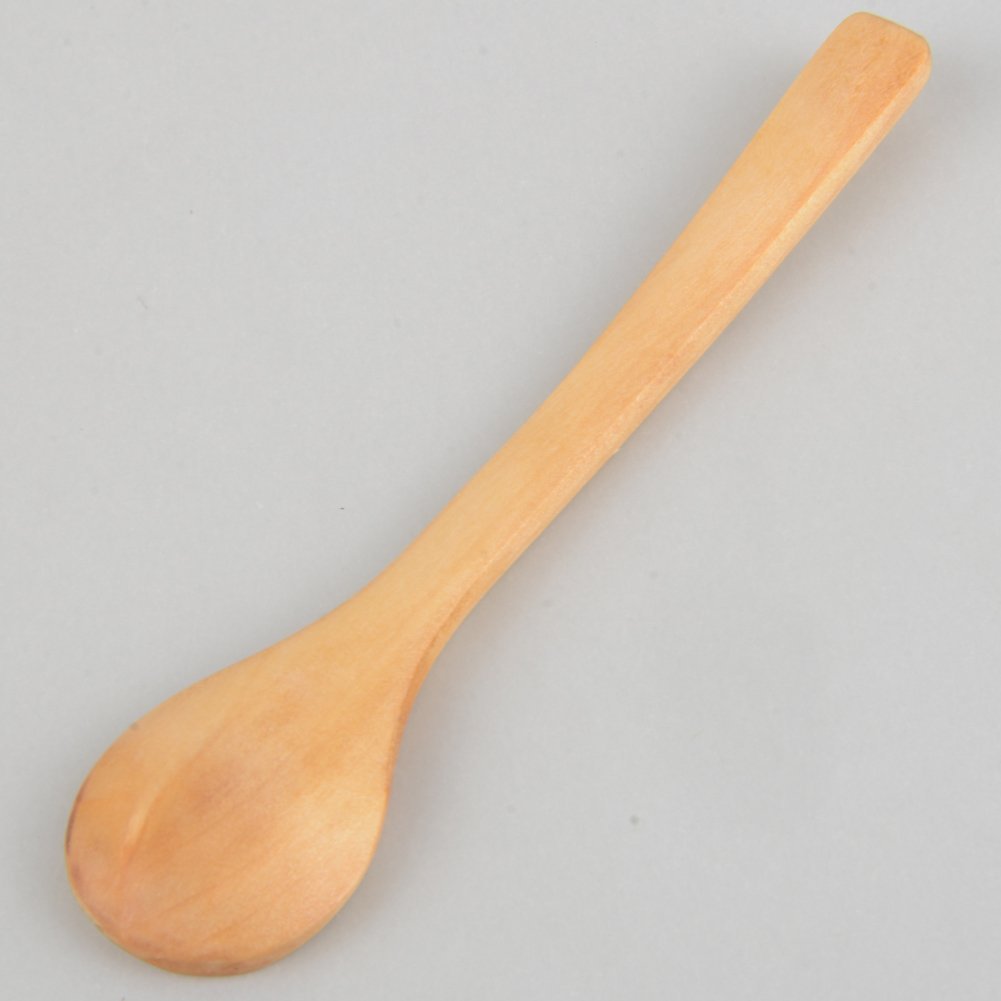 Asdomo 6pcs Wooden Teaspoon Coffee Kitchen Cooking Condiment Utensil ...