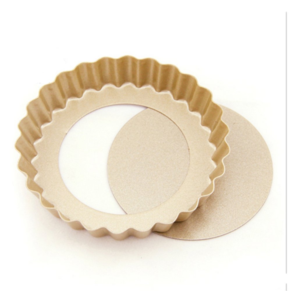 Excelity® Non-Stick 4-Inch Quiche Pie Pan Removable Loose Bottom Baking ...