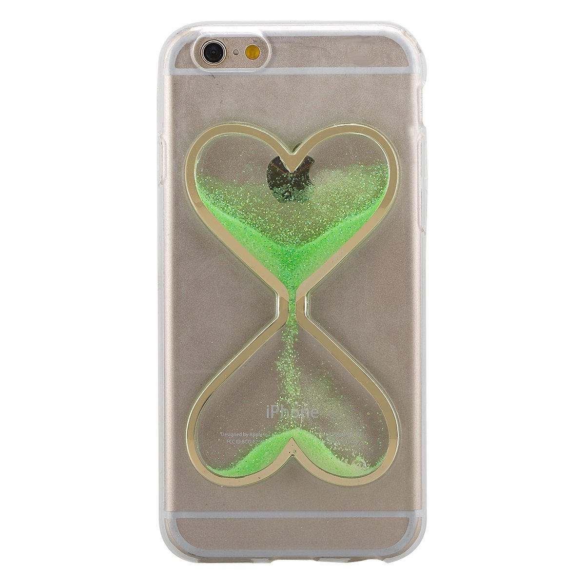 IPhone 4S Case,Phezen Bling Glitter Soft Gel Clear TPU Case for iPhone ...