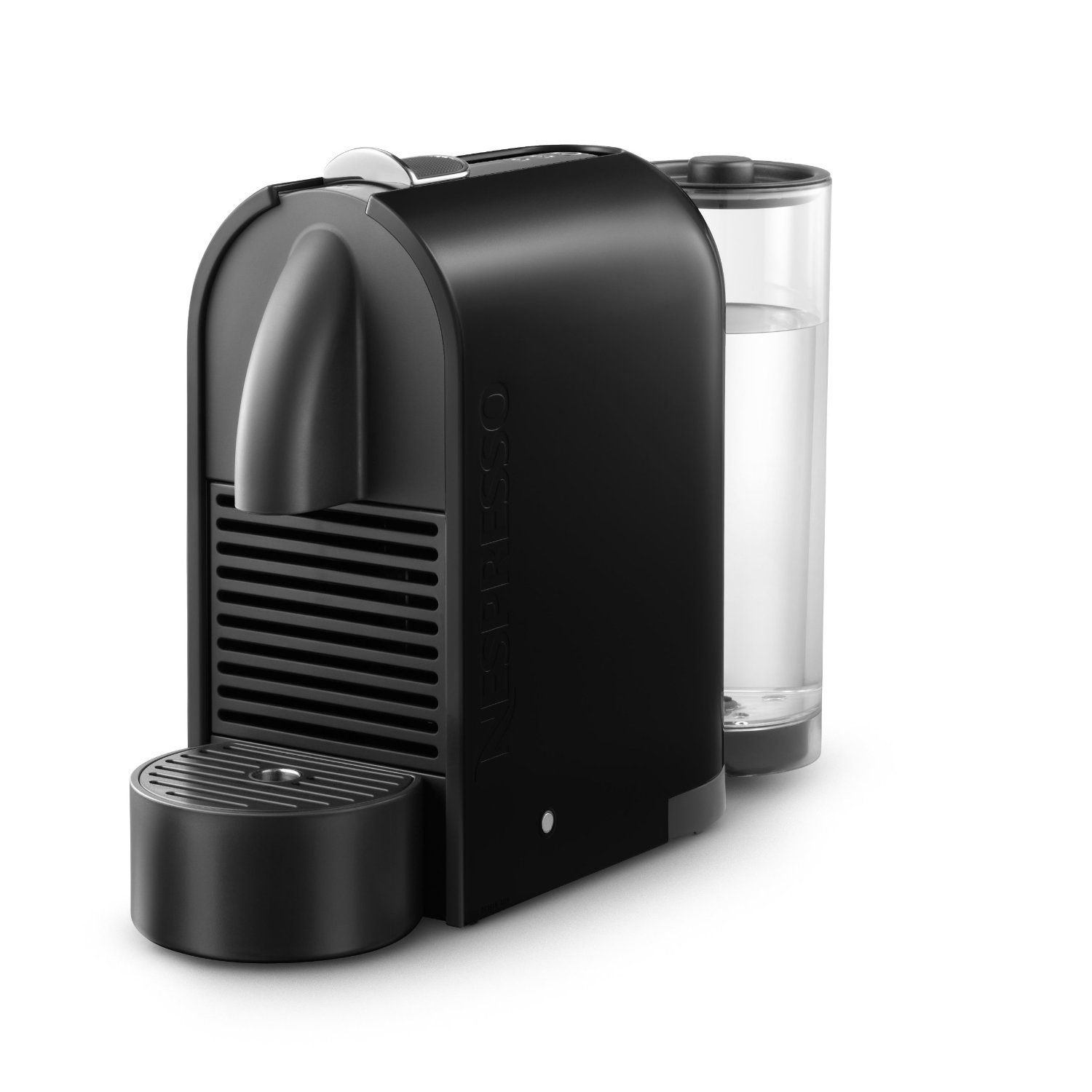 Nespresso U D50 Espresso Maker with Aeroccino Milk Frother, Pure Black ...