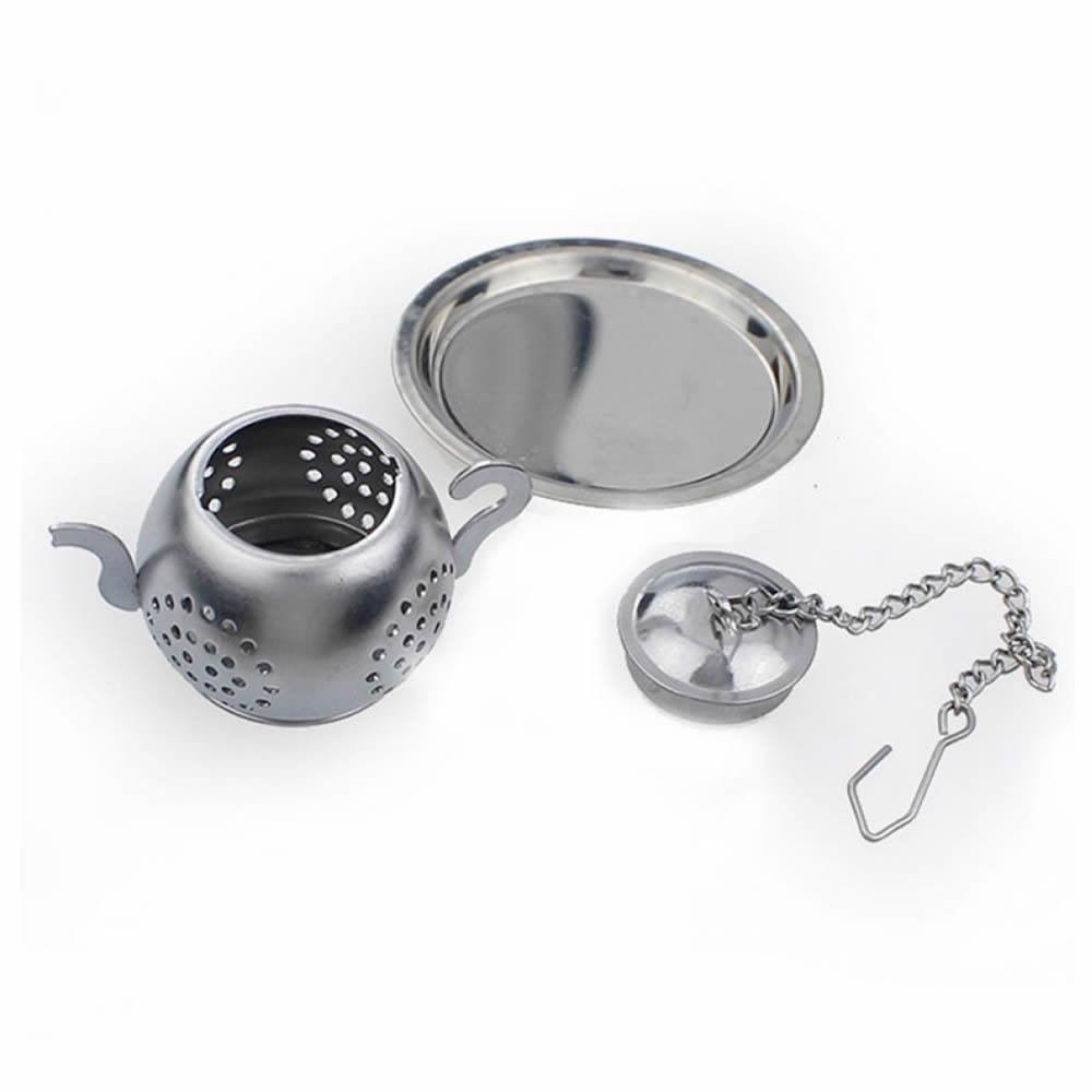 GOOTRADES Teapot Shape Stainless Steel Leaf Tea Infuser Filter Strainer ...
