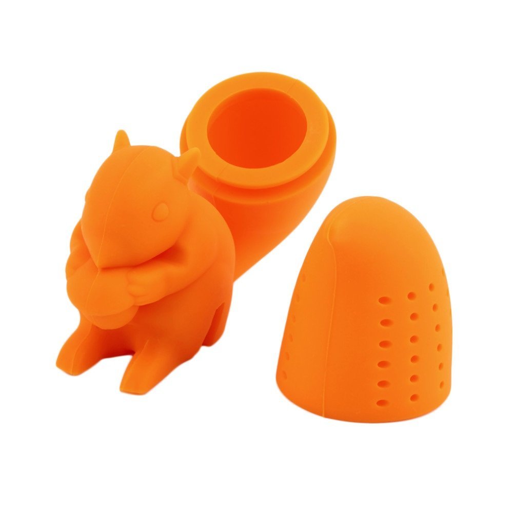 New Arrival Cute Silicone Squirrel Shape Tea Infuser Loose Leaf ...