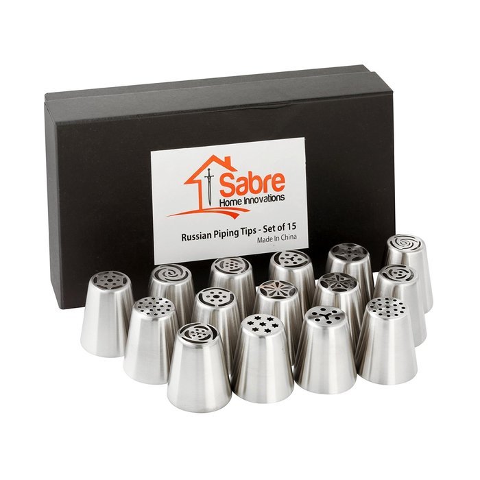 Russian Piping Tips 25 Piece Set Stainless Steel Professional Quality ...