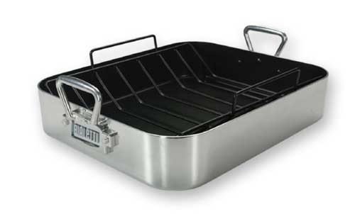 Bialetti Extra Large Aluminum Nonstick Roaster 07150 free image download