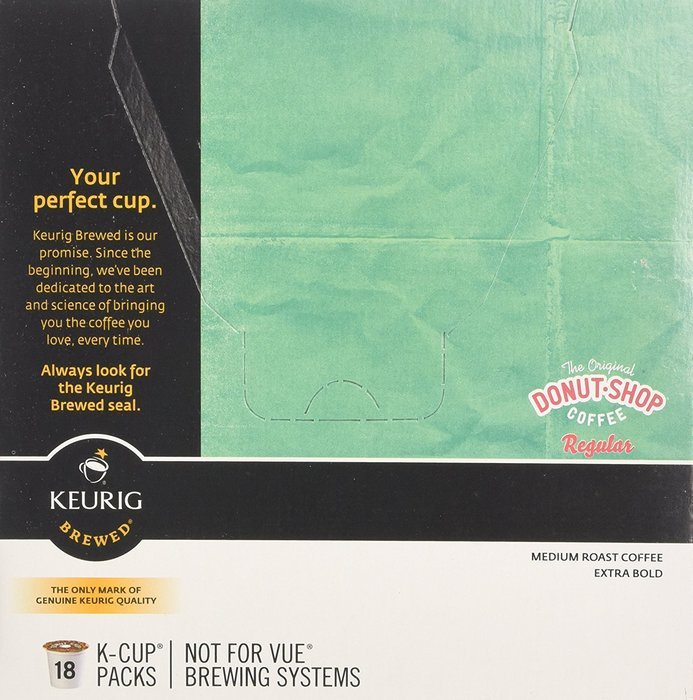 Coffee People Donut Shop Decaf Medium Roast Extra bold, 22-Count K-Cup ...