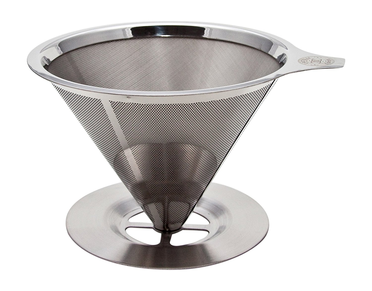 Castelli Coffee Paperless Pour Over Coffee Dripper | Stainless Steel ...